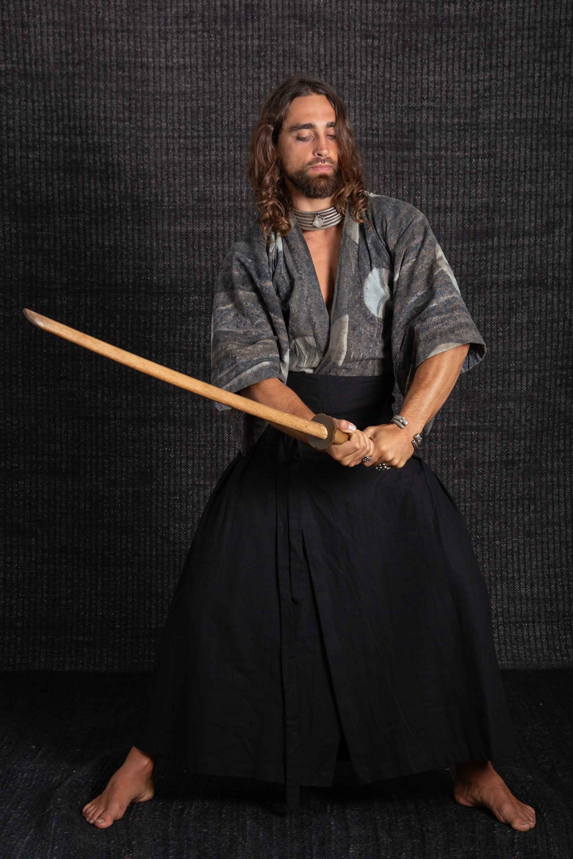 Full Moon Kimono Midnight– Kashi Australia