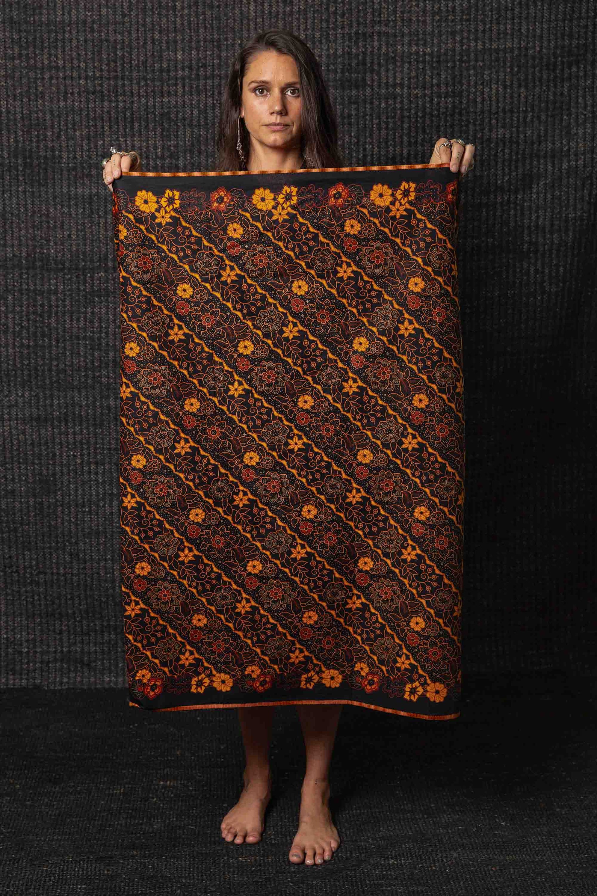 Batik Sarong Wild Flowers– Kashi Australia